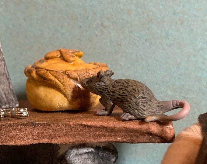 Rat Dollhouse Mouse 1:6 miniature Diorama - Etsy