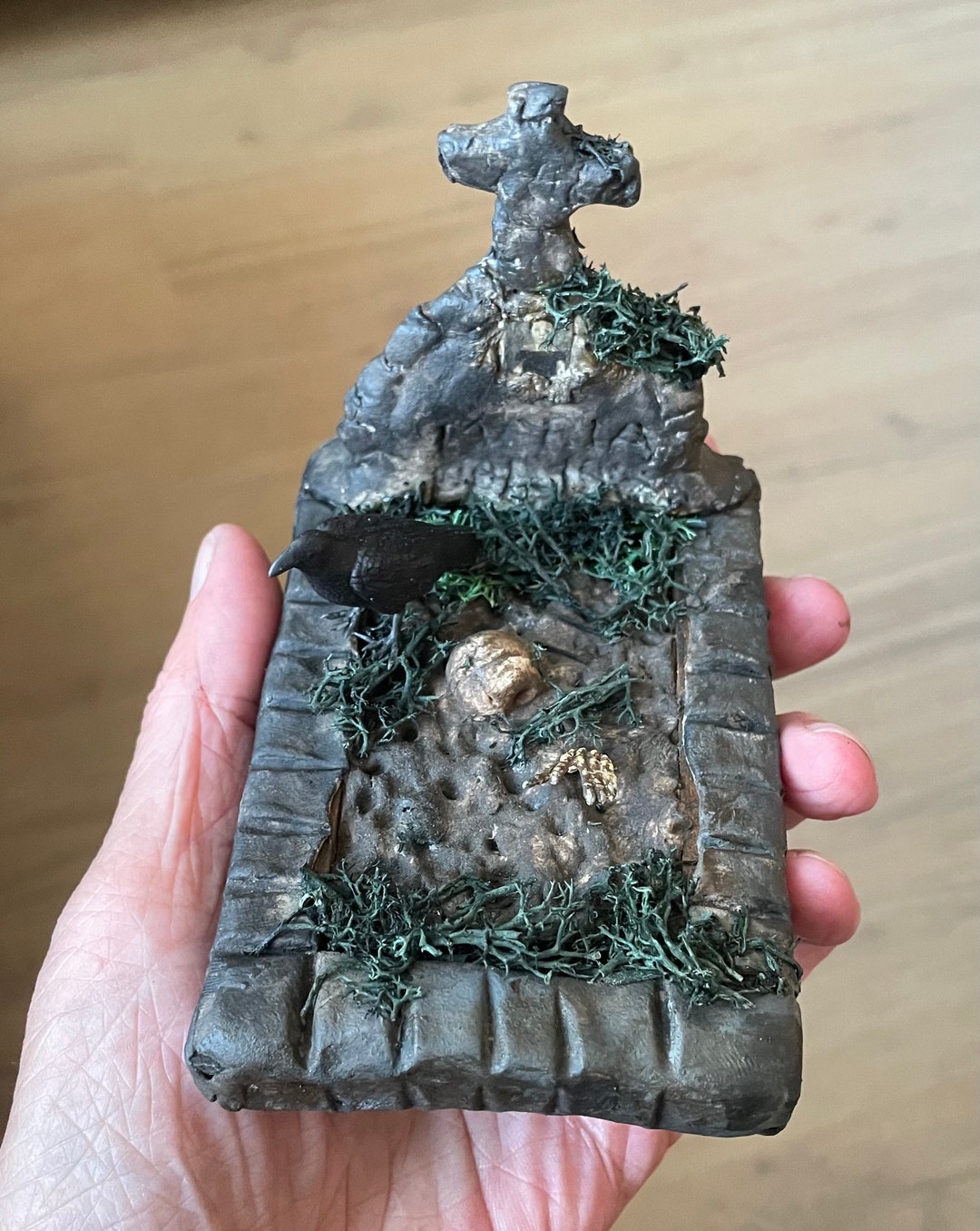 Miniature Tombstone - Grave Stone 1:12 Handmade Paperclay - Etsy