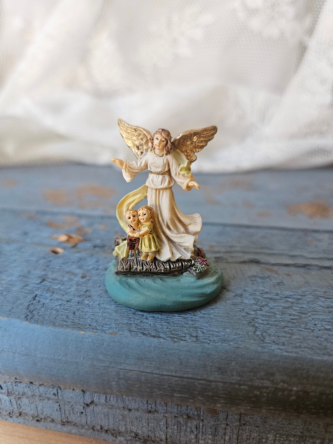 Holy Angel Religious Figurine Statue 41mm Style B - Etsy