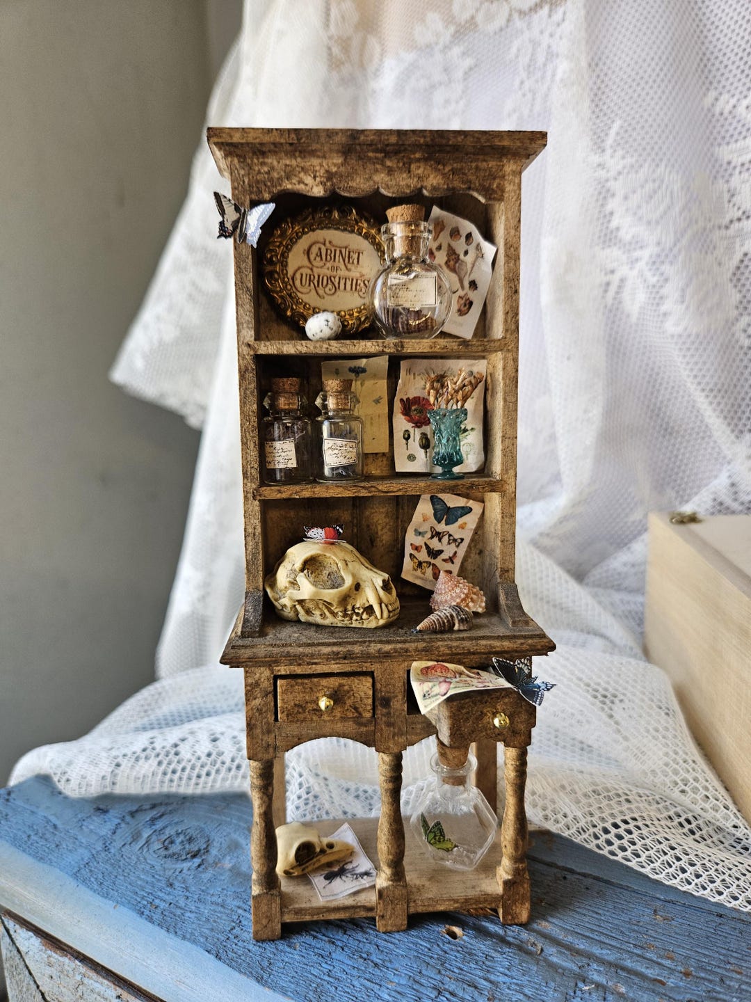 Miniature Cabinet of Curiosities: Wizard Witch Oddities Wunderkammer - Etsy