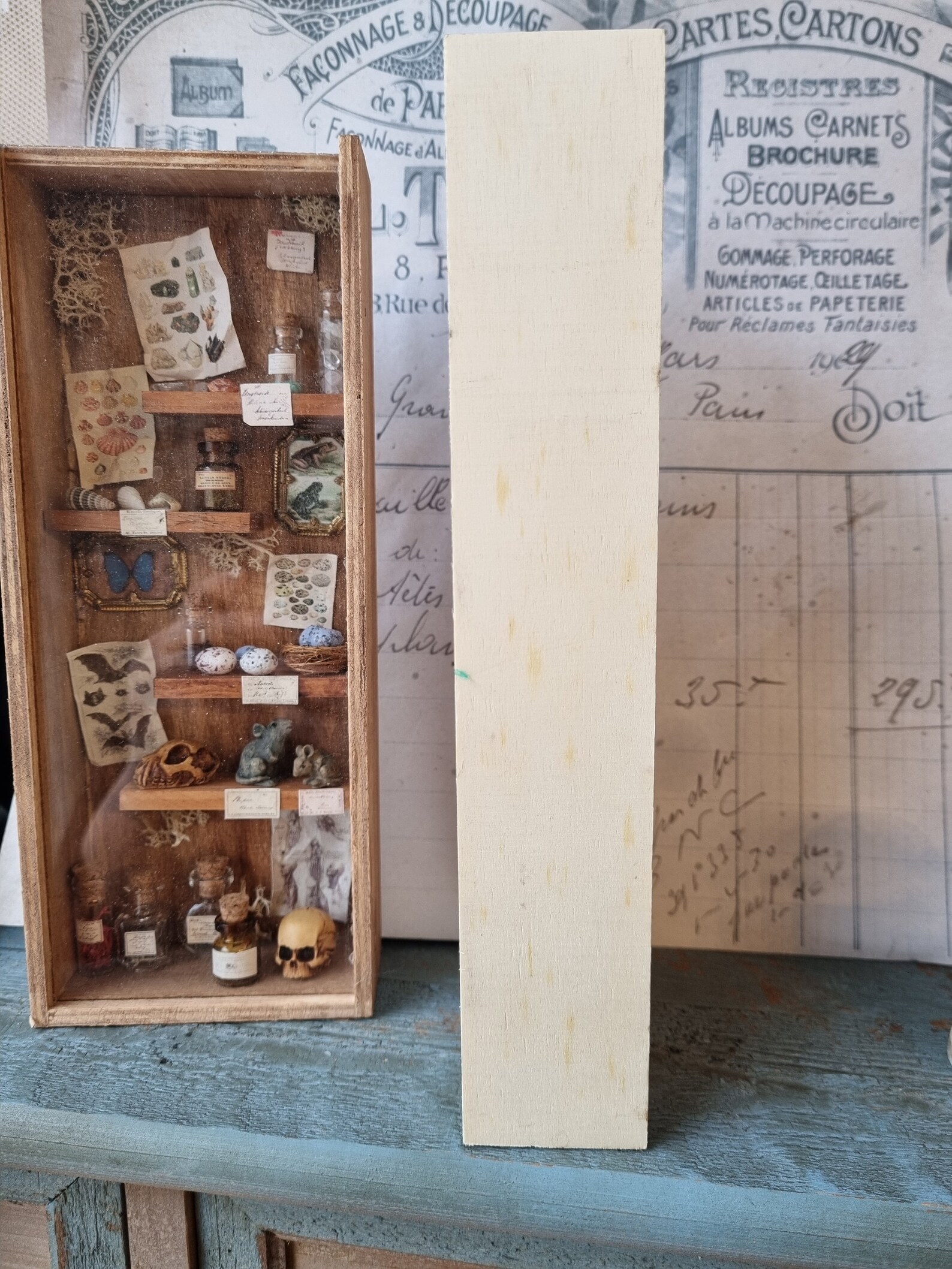 Wooden Display Box Small Shadow box. With a acrylic glass | Etsy