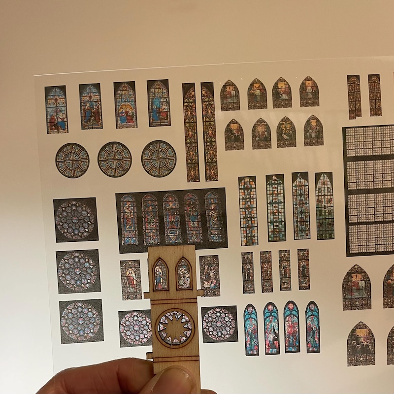 Miniature Stained Glass Window - Etsy