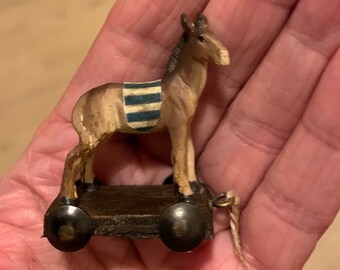 Donkey Pull Toy - Etsy