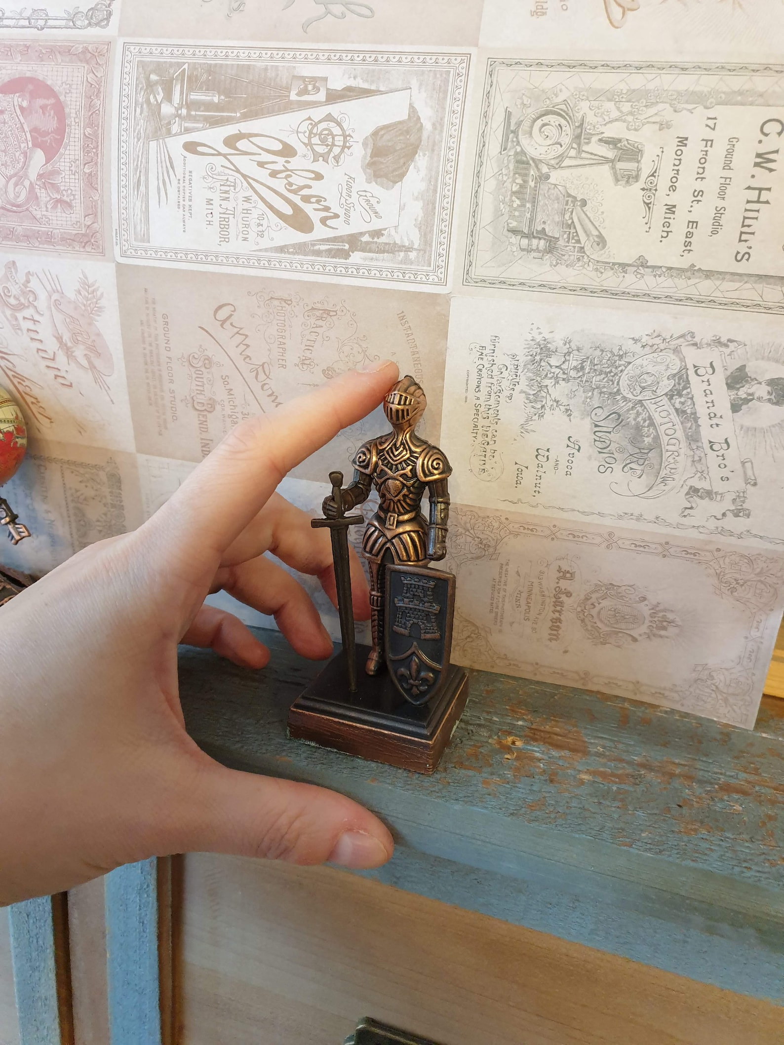 Miniature Knight | Etsy