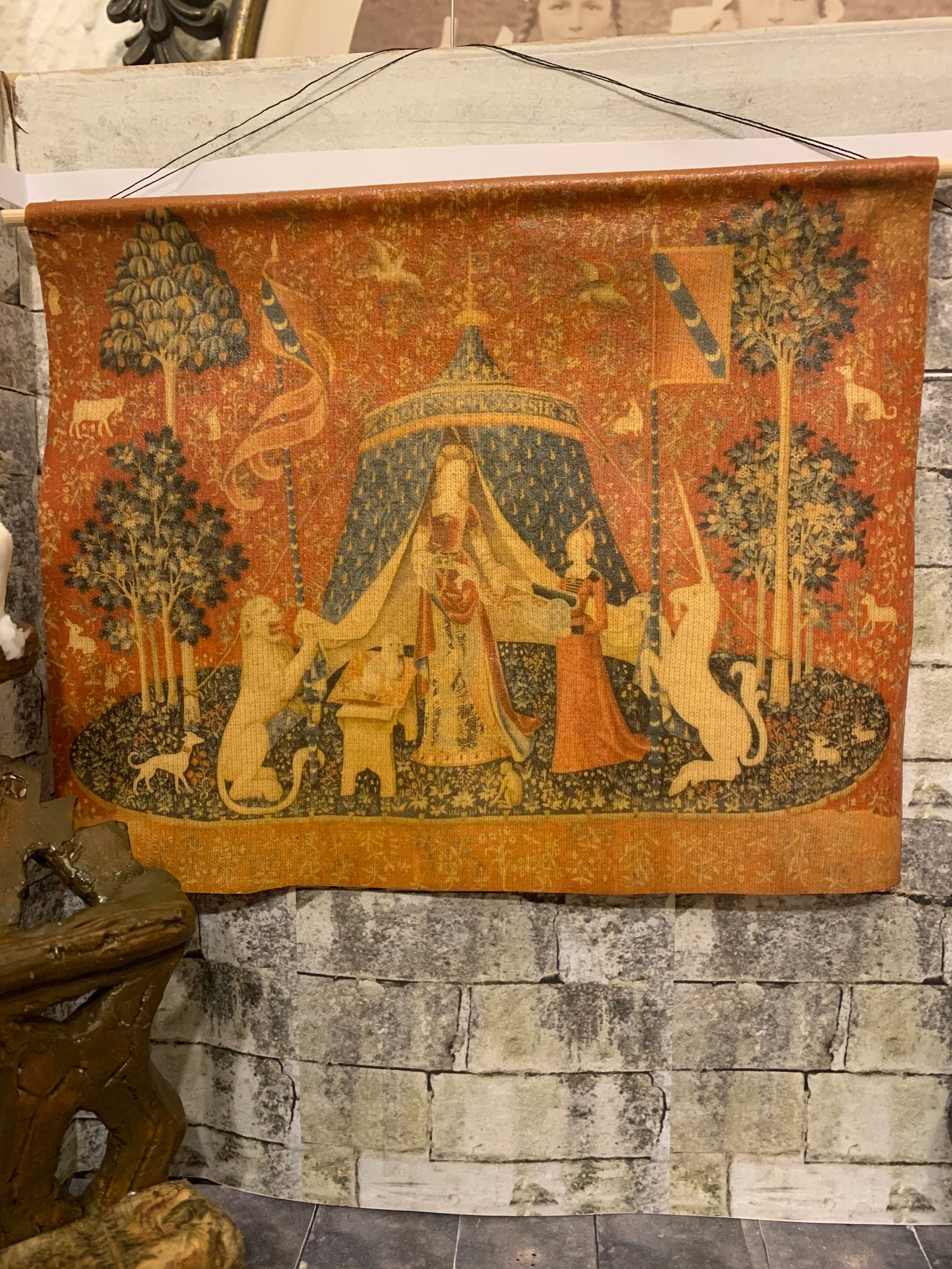 Miniature 1:12 Tapestry Medieval Dollhouse Diorama - Etsy