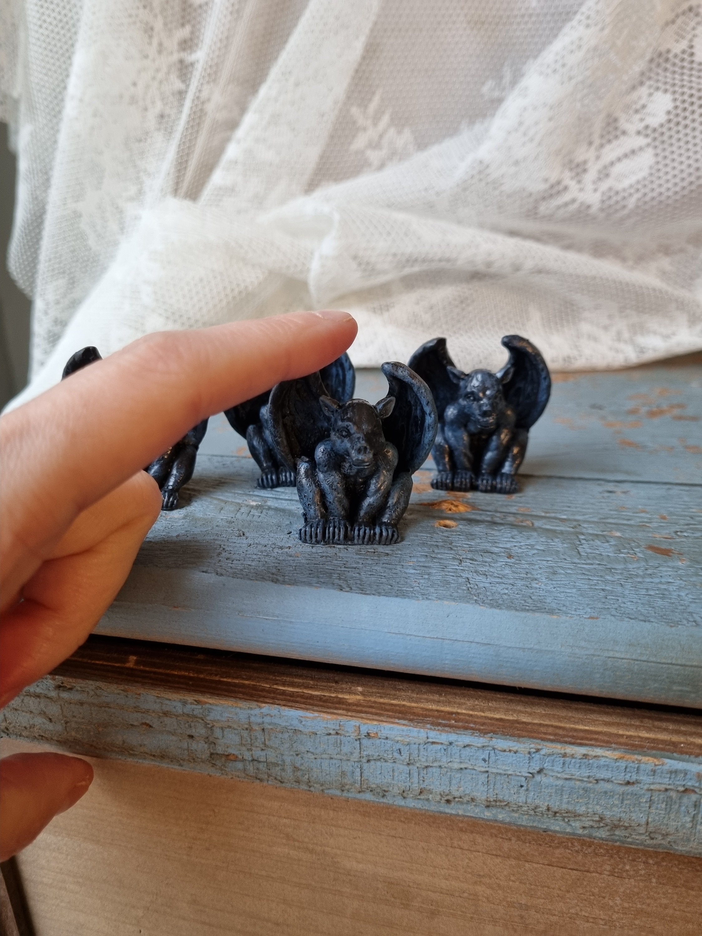 1 Miniature Gargoyle Gothic Vampire Bat Gargoyle Statue - Etsy