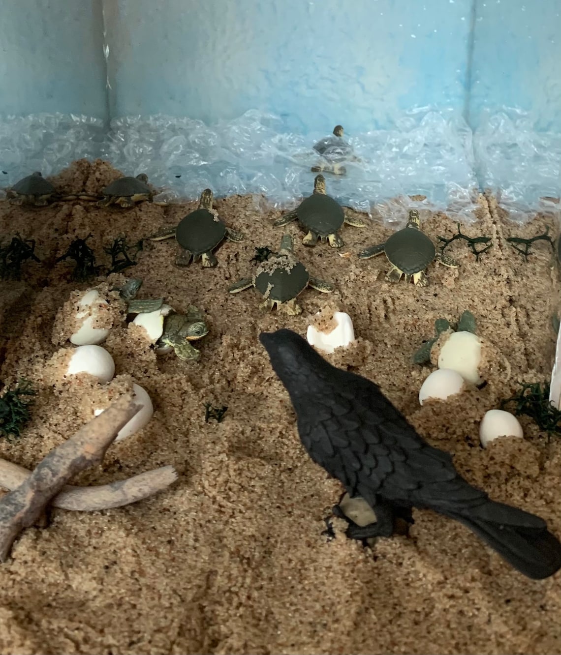 Miniature Green Water Turtle Sea Turtle for Miniature Crafts - Etsy