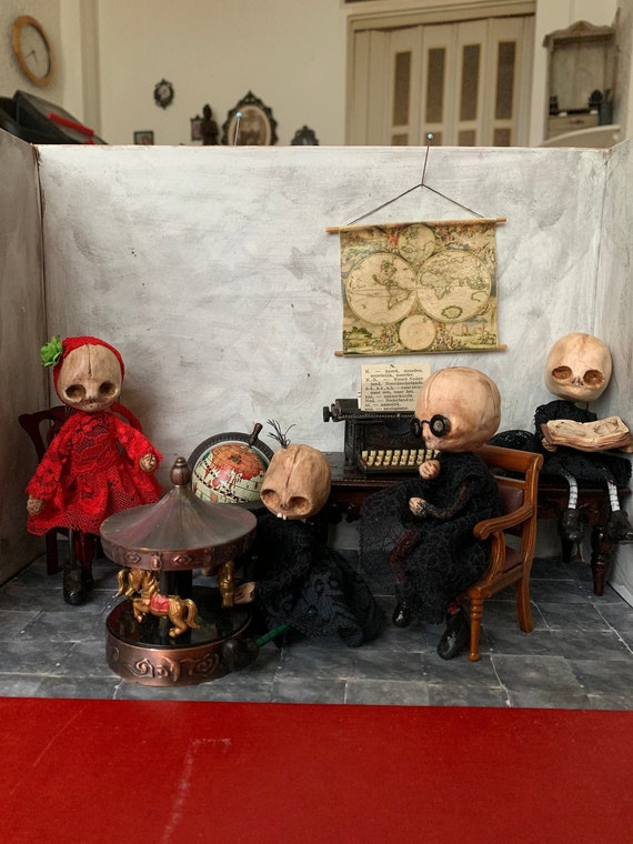 Tutorial PDF Miniature Skeleton Doll DIY Paperclay Clay - Etsy