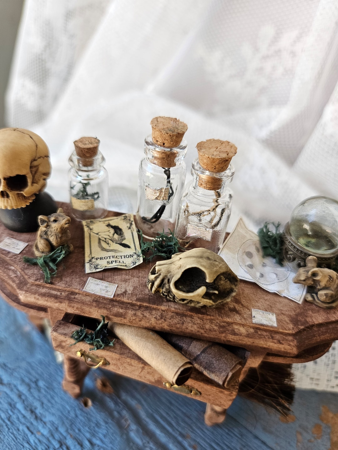DIY Miniature Witch Hutch KIT - Cabinet of Curiosities Witch Miniature ...