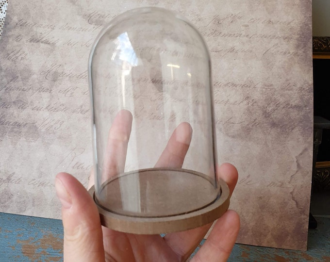 1 EMPTY BELL JAR Miniature Diorama Jar Clear Bell Jar Shadow Box - Etsy