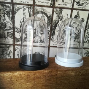 3 Pieces Empty BELL JAR Miniature Diorama Jar - Clear Bell Jar Shadow ...