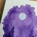 Original Painting, Splatter Painting, Watercolor Splatter, Purple ...