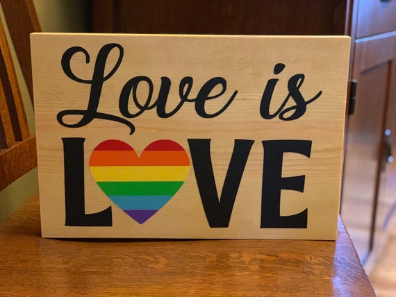 Love is Love Sign | Etsy