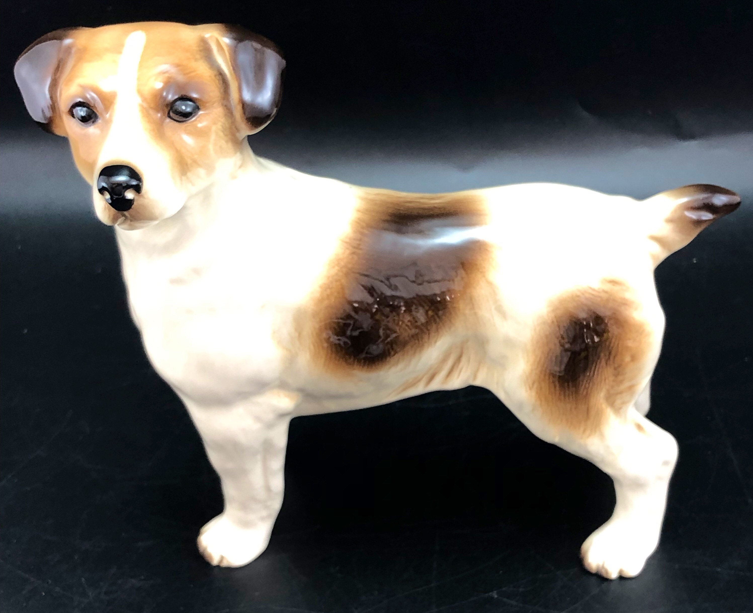 Jack Russel Terrier Figurine by Coopercraft. Excellent - Etsy
