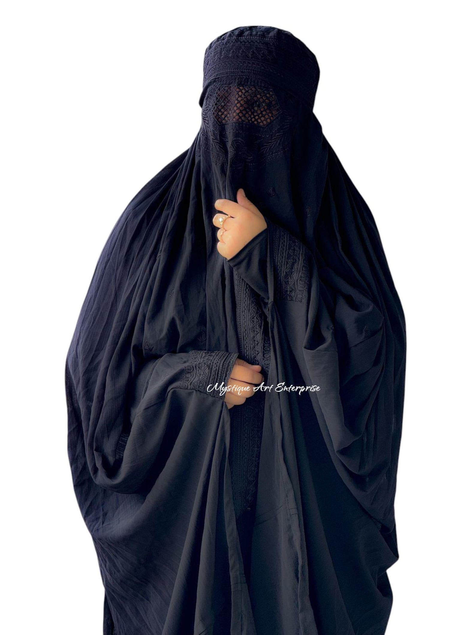 Afghan Burqa: Traditional Islamic Veil, Hijab One Size DDP Shipping USA ...