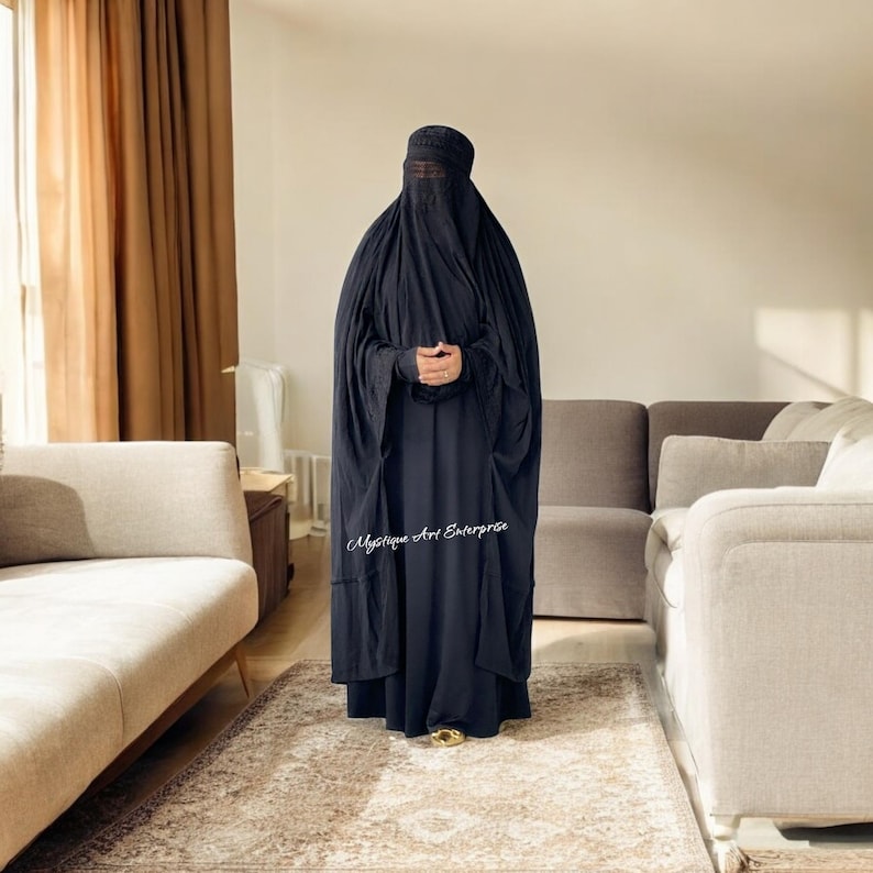 Afghan Burqa: Traditional Islamic Veil, Hijab One Size DDP Shipping USA ...