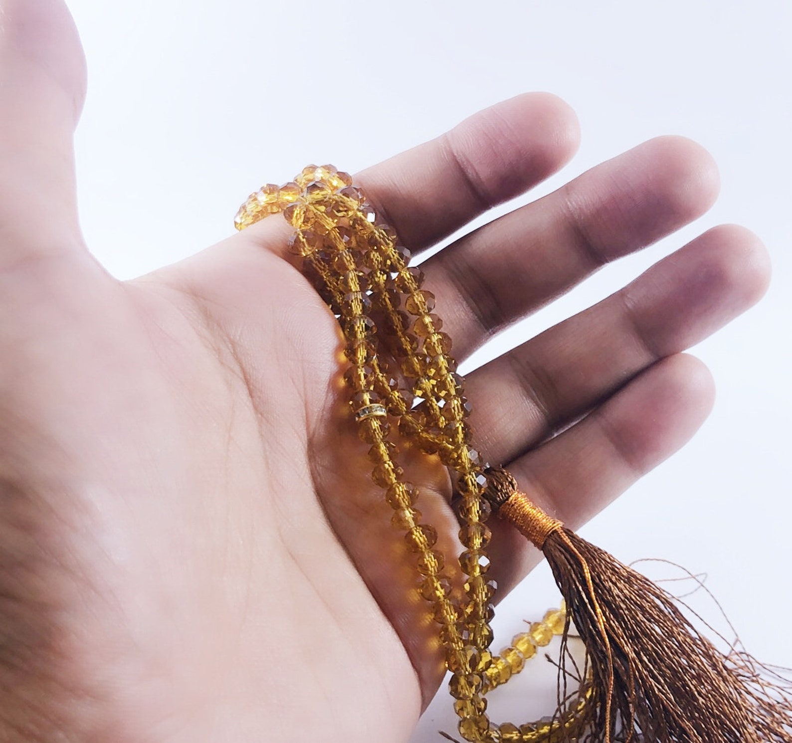 Beautiful Tasbih Tasbeeh Worry Beads Masbaha Golden Crystal 99 - Etsy