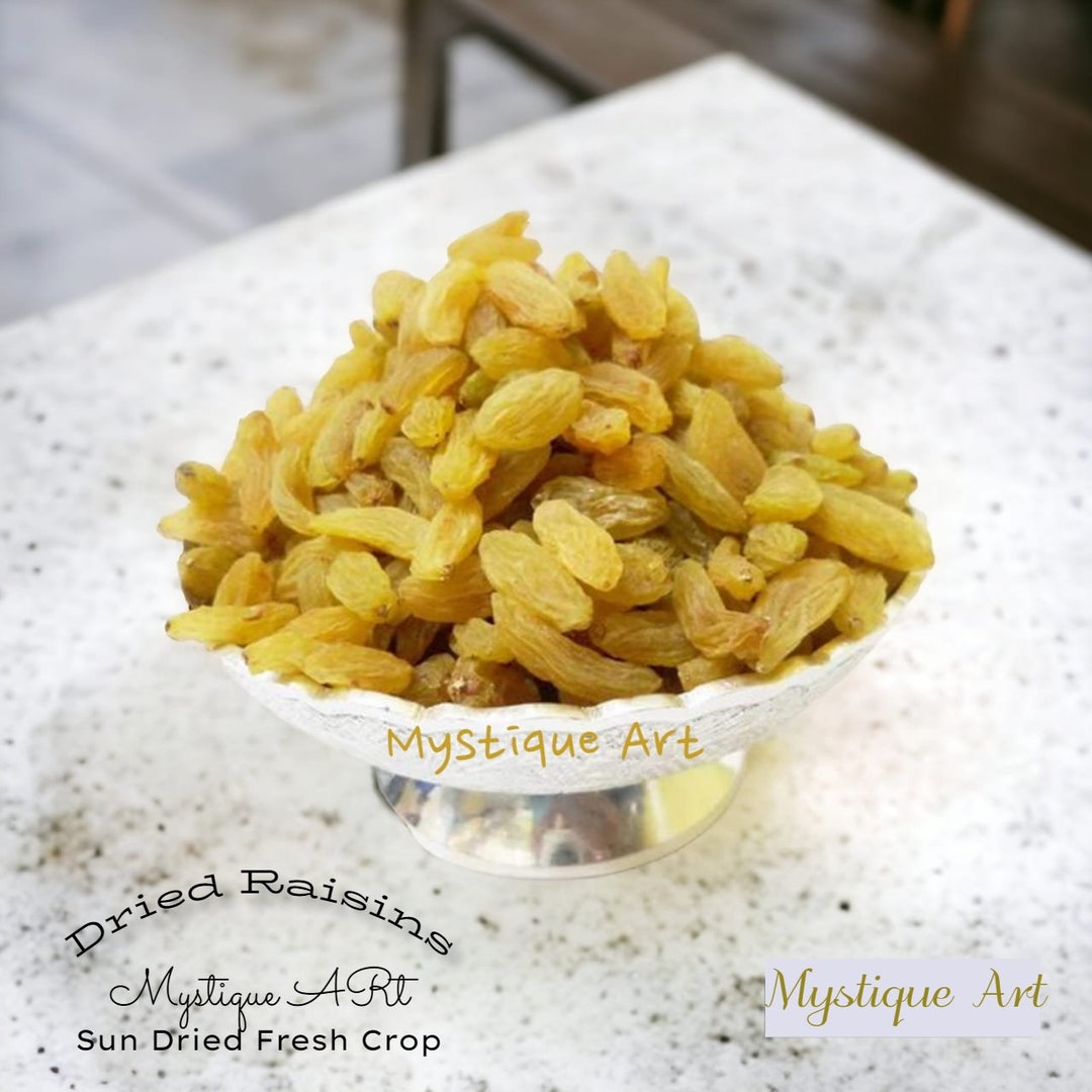 100% Organic Golden Sun Dried Sundarkhani Raisins , Kishmish From ...