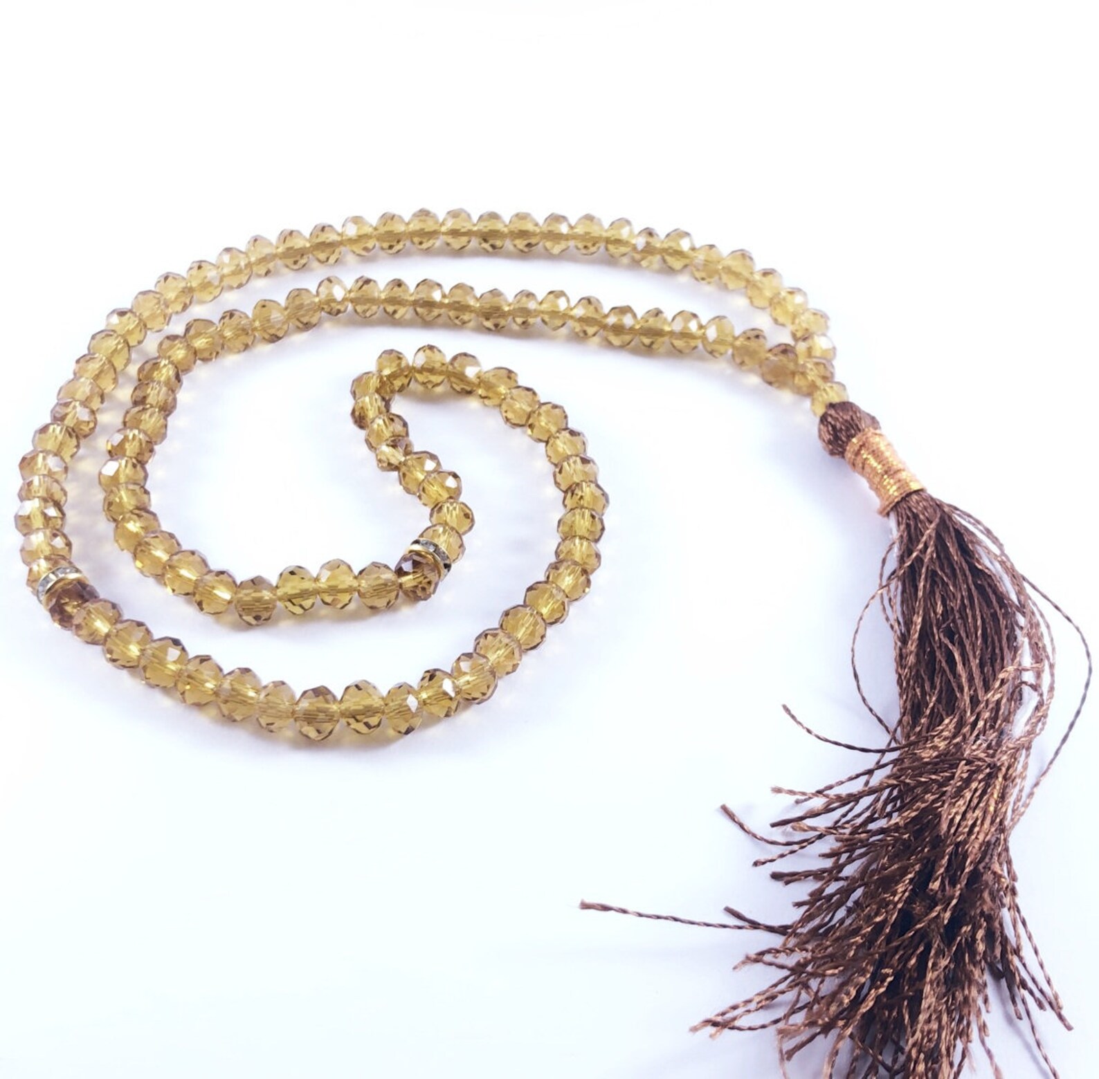 Beautiful Tasbih Tasbeeh Worry Beads Masbaha Golden Crystal 99 - Etsy