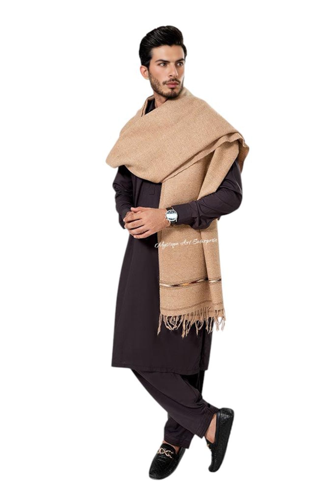 Handmade Angora Wool Blend Shawl: Afghan Lohi Patu Wrap - Etsy