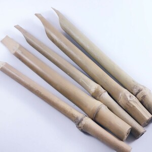 Set of 5 Bamboo Reed Pens Qalam for Arabic Calligraphy Classic Handmade ...