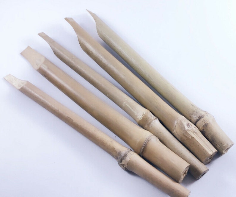 Set of 5 Bamboo Reed Pens Qalam for Arabic Calligraphy Classic | Etsy