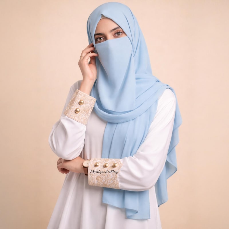 Two Piece Set Hijab - Etsy