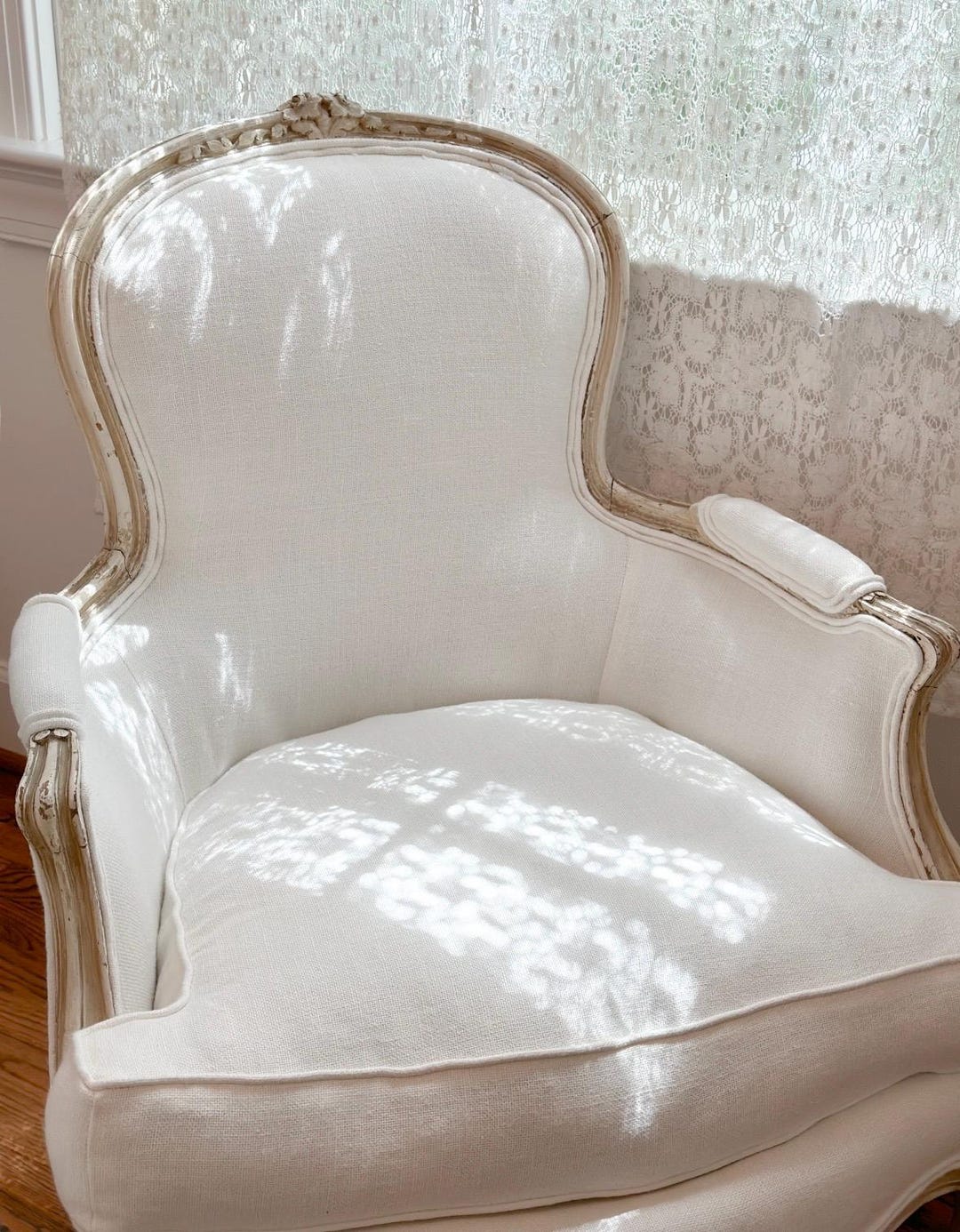 French Antique Bergere Chairs - Etsy