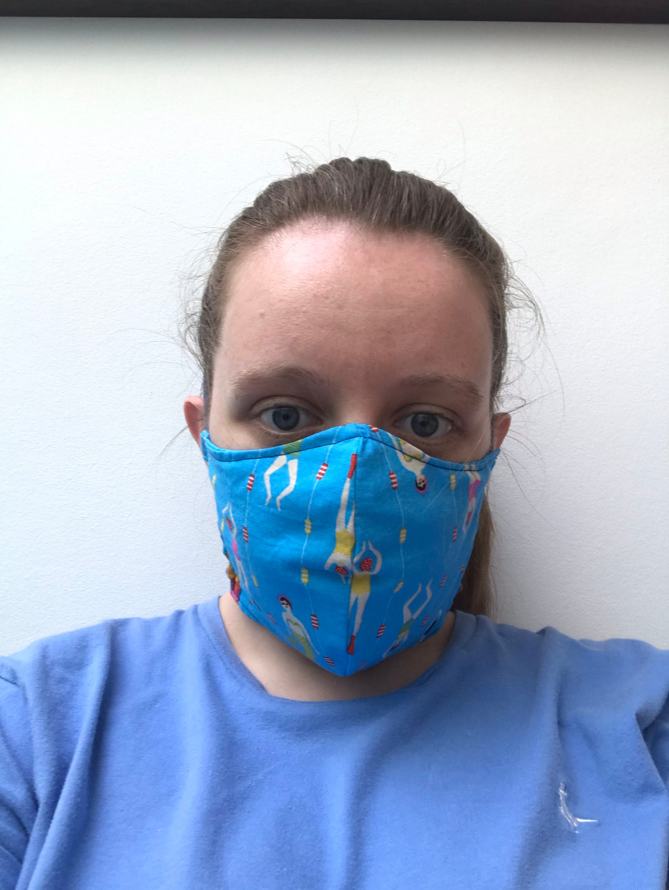 Set of 3 Adult Face Maks With Ties - Etsy Singapore