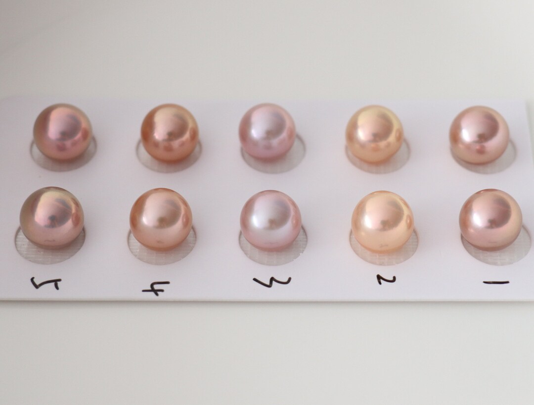 11-11.5mm Paired Edison Pearls, Natural Color Freshwater Pearls for ...