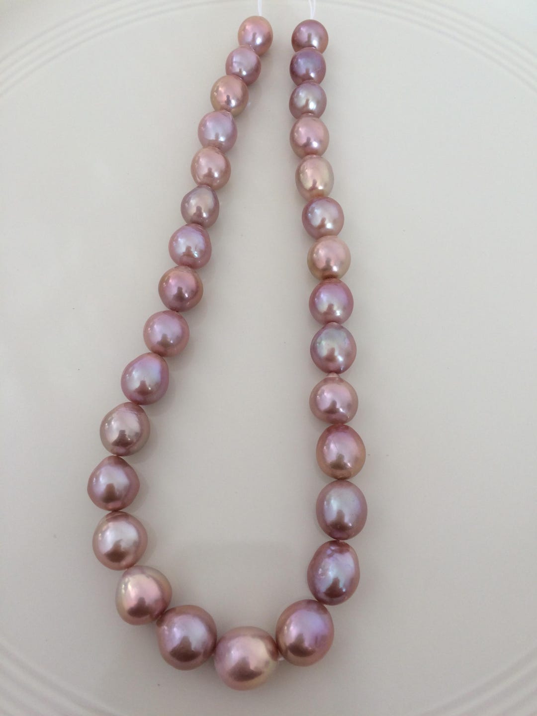 Natural Color Edison Pearl Strand, 11-13mm Freshwater Cultured Pearls ...