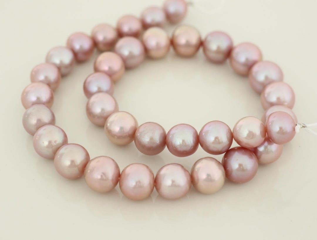 Edison Pearl Strand, Freshwater Cultured Pearls, Natural Color Pearls ...