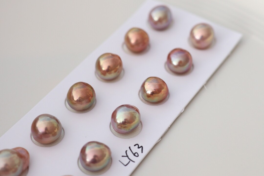 10 Pairs 11-12mm Paired Edison Pearls, Natural Colors, High Luster ...