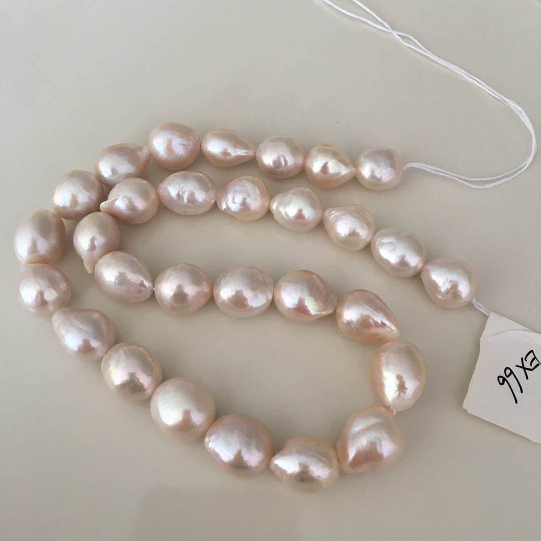 Edison Pearl Strand, Freshwater Cultured Pearls, 11-12.5mm White ...