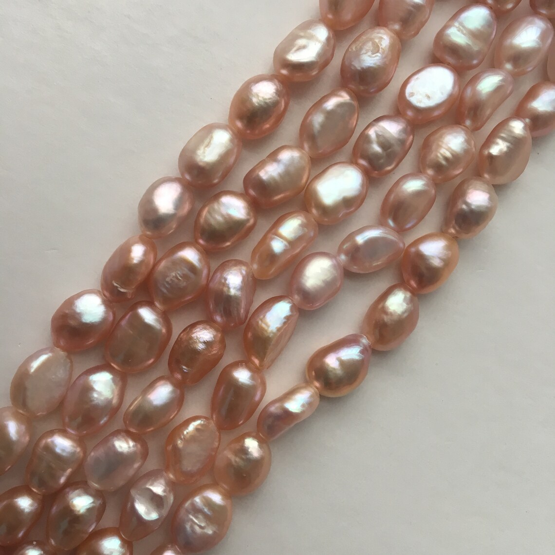 6-7mm Baroque Freshwater Pearl Strand Irregular Pearl Shape | Etsy