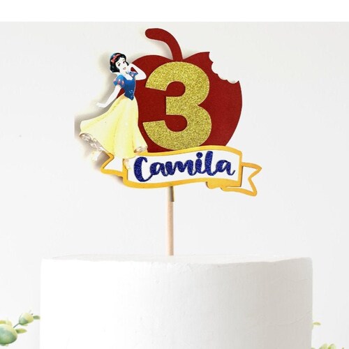 Snow White Cake Topper Blanca Nieves Cake Topper Disney | Etsy