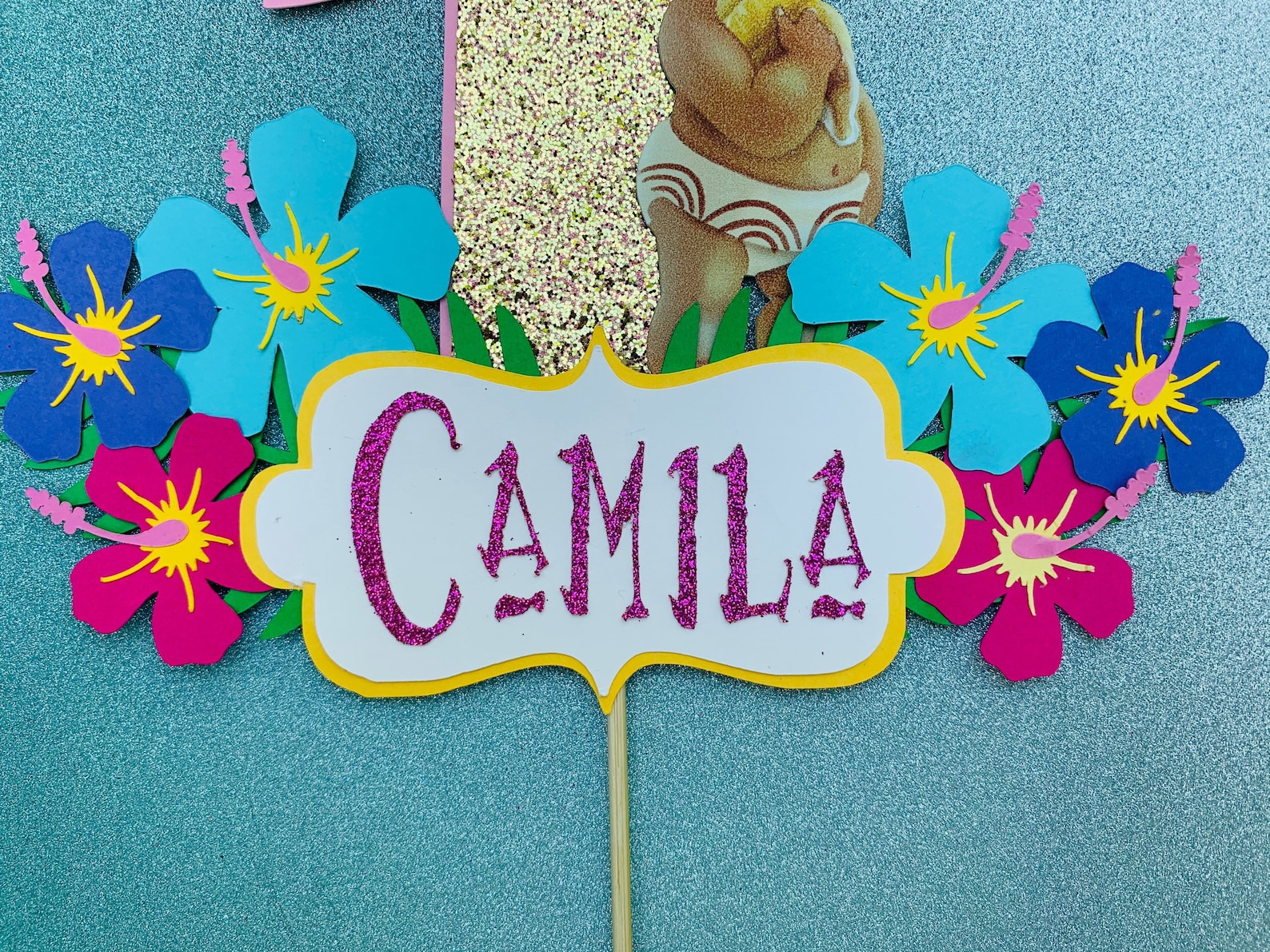 Baby Moana Cake Topper Moana Cake Topper Moana Themed Party - Etsy