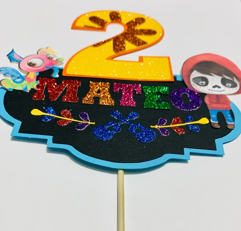 Coco Inspired Cake Topper Coco Cake Topper Coco Birthday - Etsy