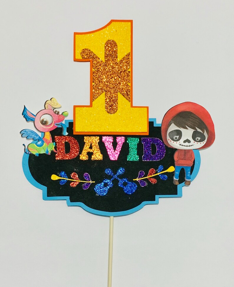 Coco Inspired Cake Topper Coco Cake Topper Coco Birthday | Etsy
