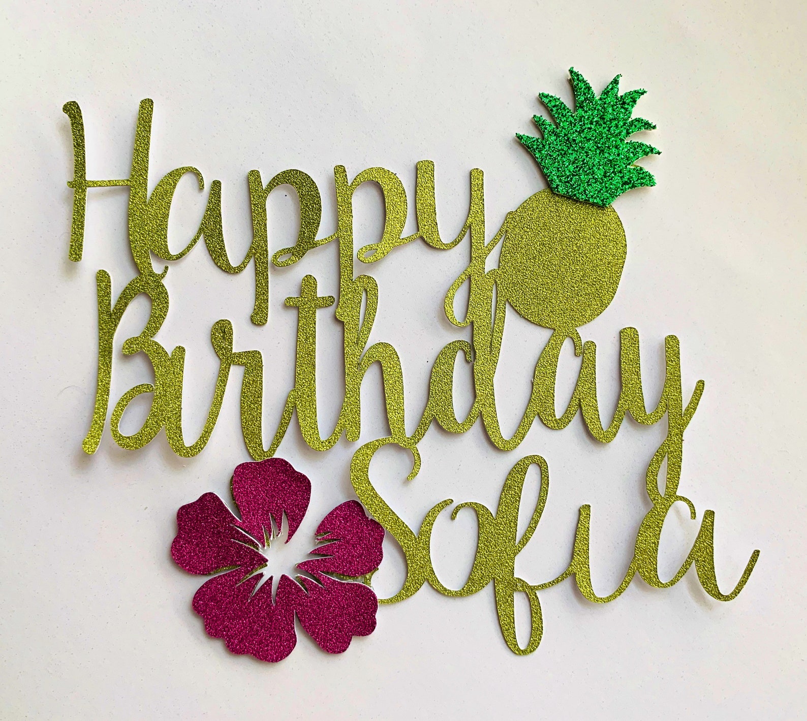 Tropical Cake Topper, Tropical Themed Party, Luau Birthday Party, Luau ...