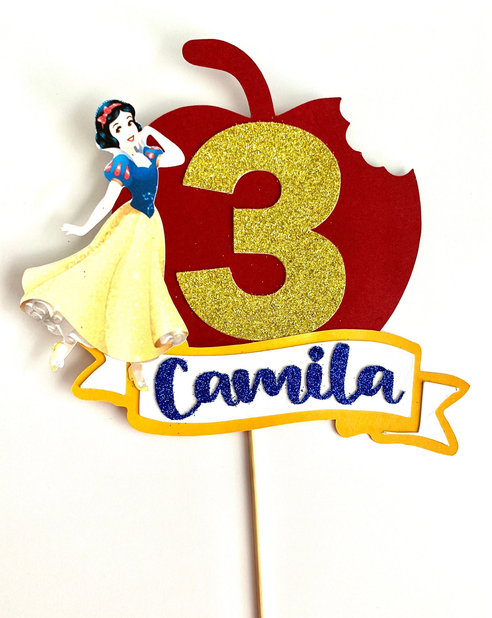 Snow White Cake Topper Blanca Nieves Cake Topper Disney - Etsy