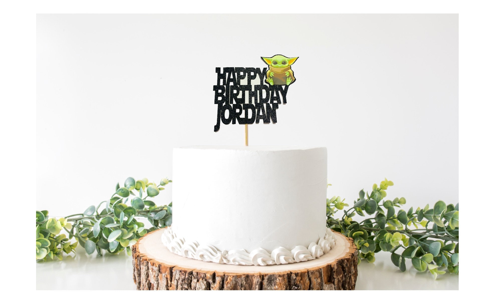 Baby Yoda Cake Topper Star Wars Cake Topper Mandalorian Cake | Etsy India