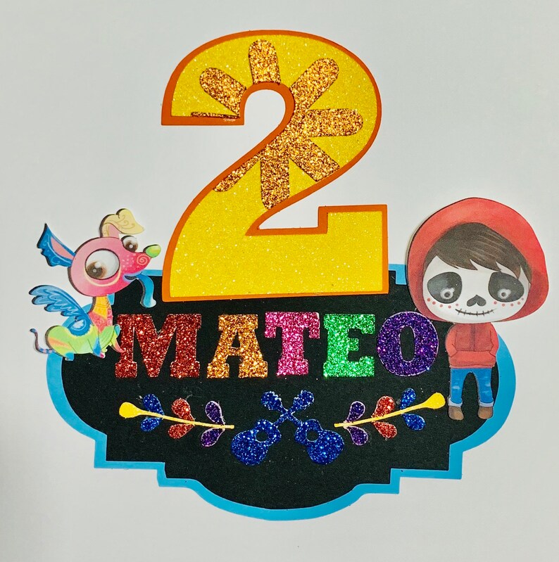 Coco Inspired Cake Topper Coco Cake Topper Coco Birthday - Etsy
