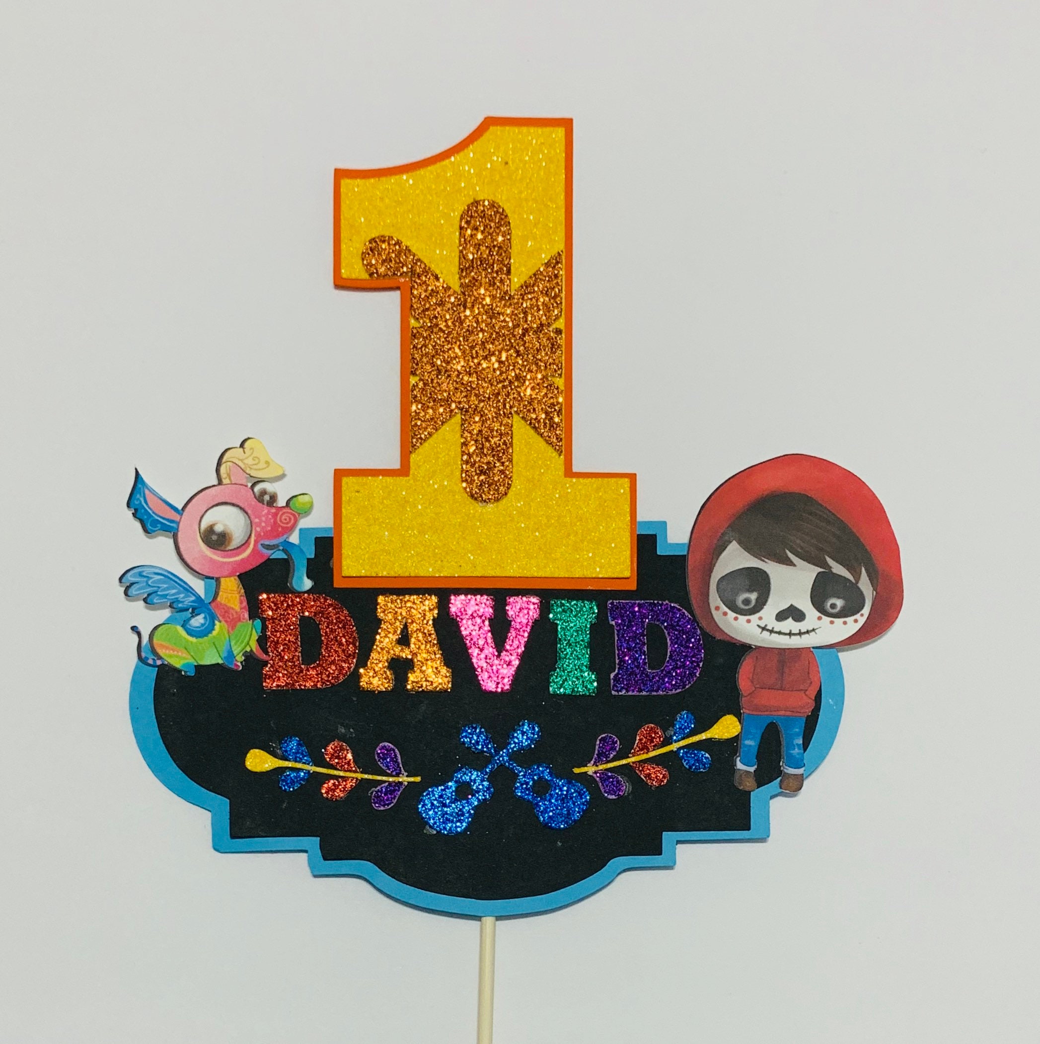 Coco Inspired Cake Topper Coco Cake Topper Coco Birthday | Etsy