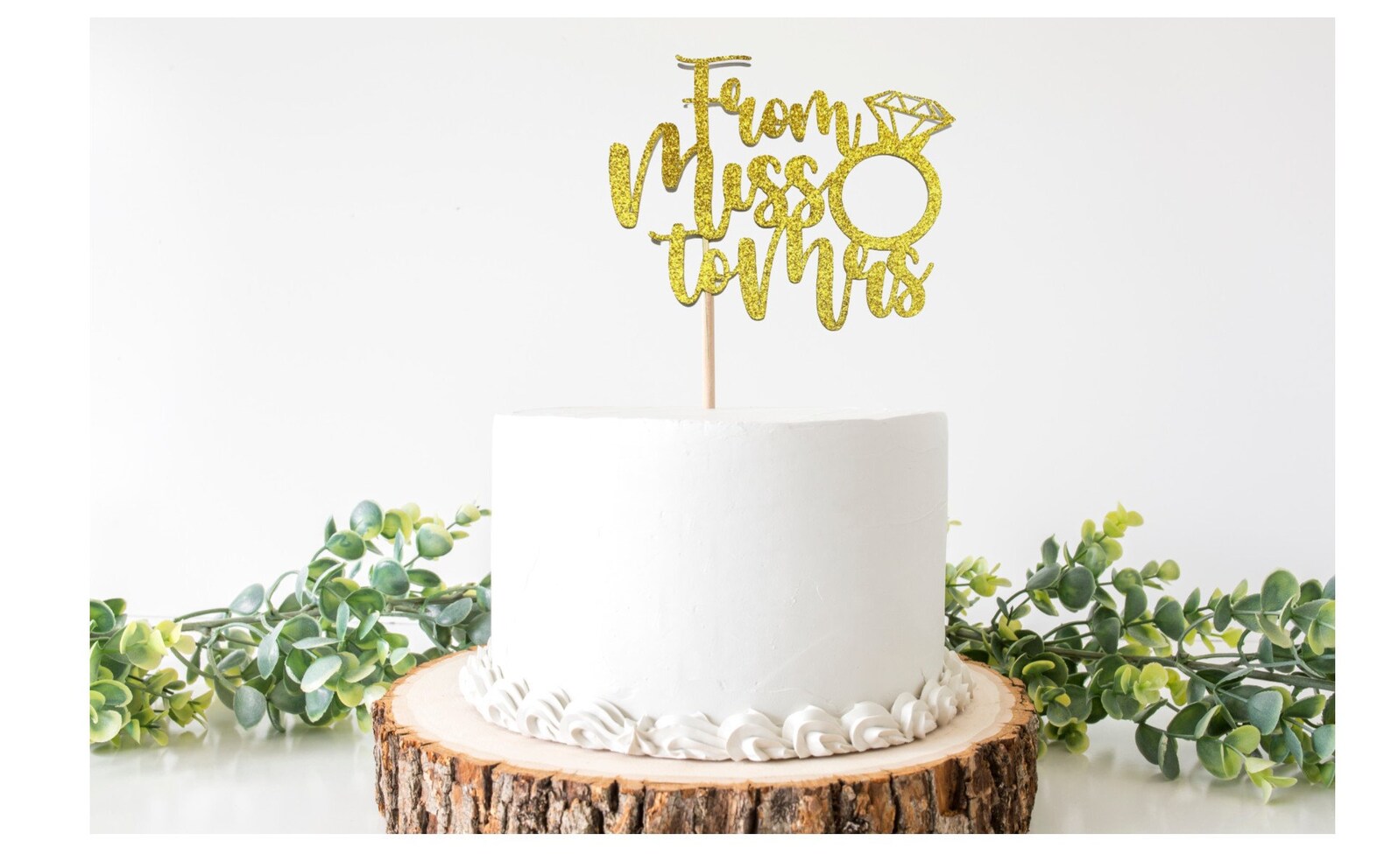 Bachelorette Cake Topper Bridal Shower Cake Topper Miss to - Etsy 日本