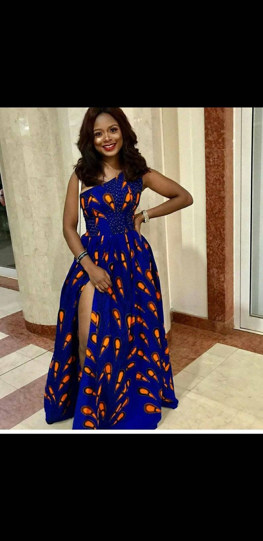 African Prom Dress, African Clothing for Women, African Gown, Ankara ...