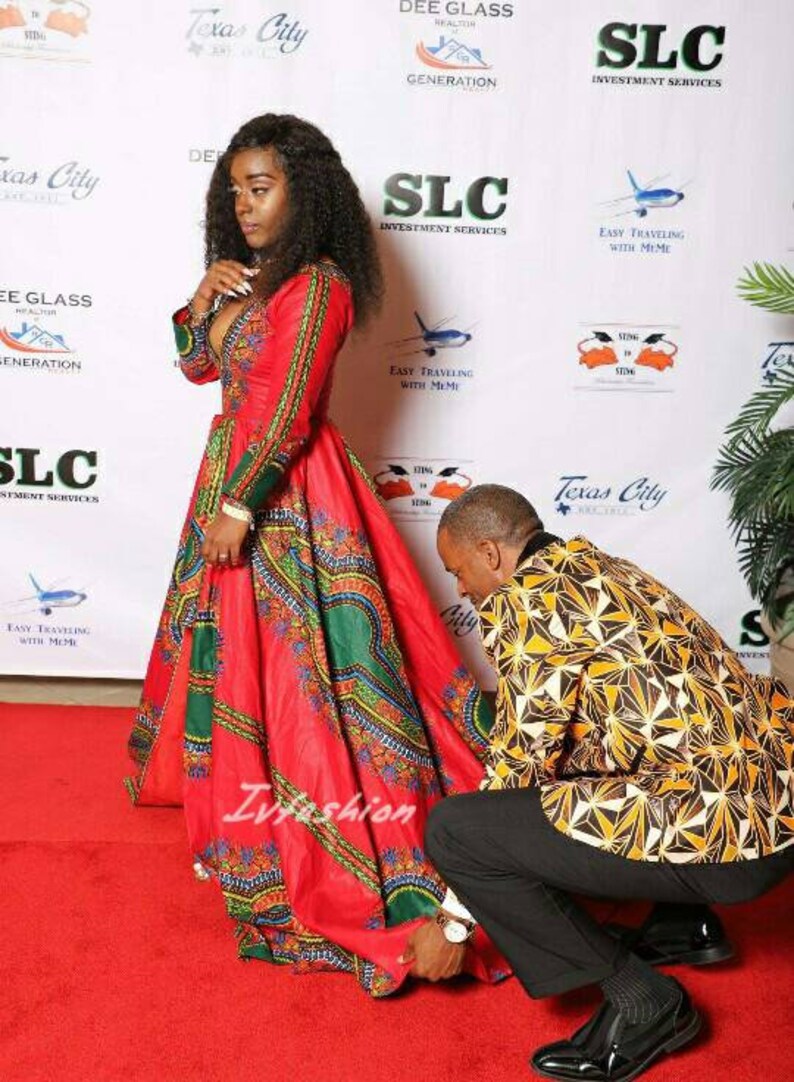 African gown African prom dress African clothing for women | Etsy