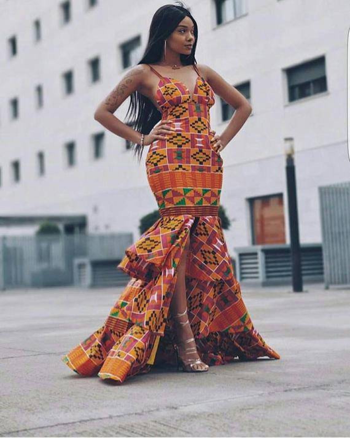 African prom dress African clothing for women Ankara gown | Etsy