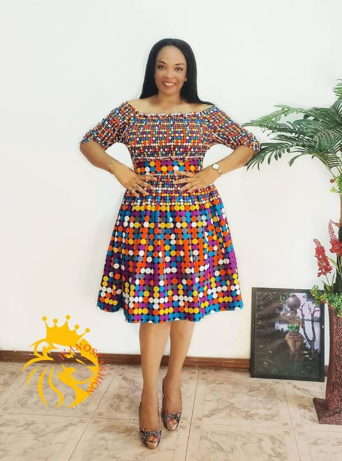 African Clothing for Women African Wrap Dress African Print - Etsy