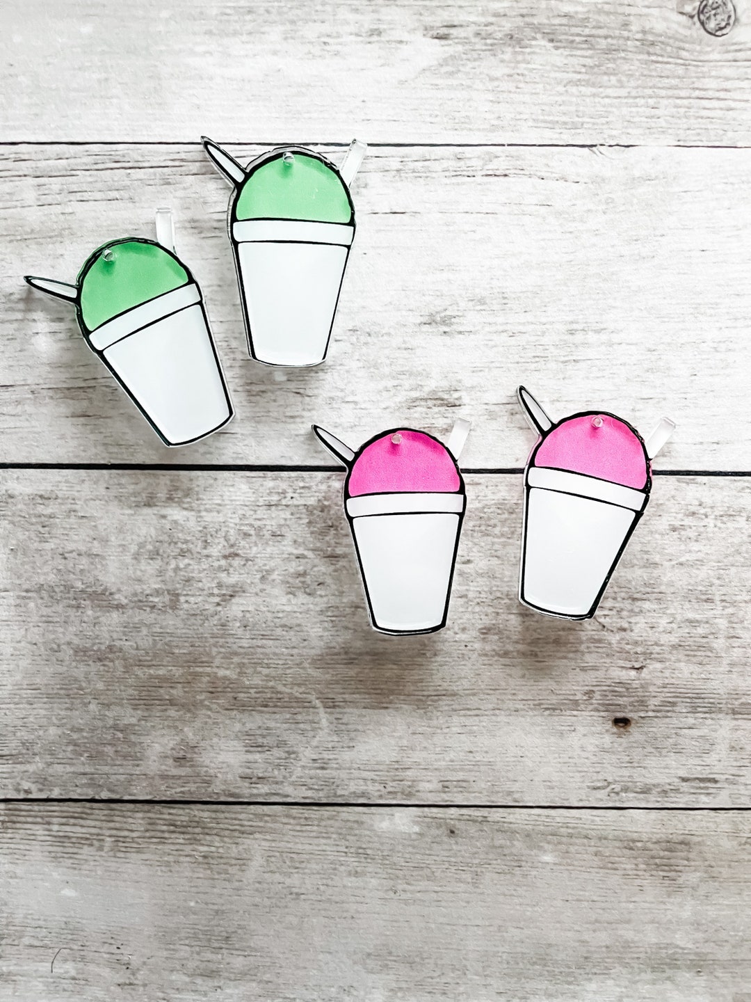 Snow Cone Earrings, Raspa, Shaved Ice, Gift Under 20, Cute Gift for ...